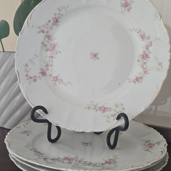 Dining | Antique Habsburg China Austria Oval Serving Plate 11 Pink ...